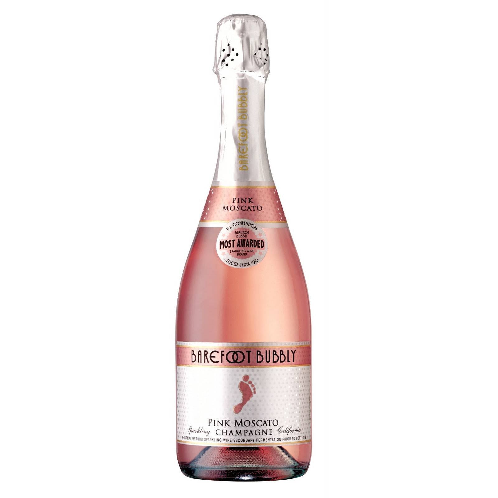 Barefoot Bubbly Pink Moscato NV (750 ml) – Yiannis Wine