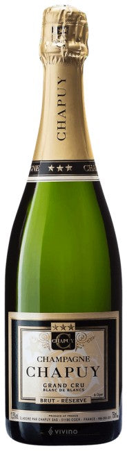 Chapuy Réserve Blanc de Blancs Brut Champagne Grand Cru NV (750 ml ...