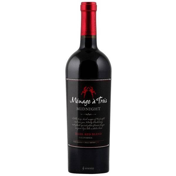 Ménage à Trois - Midnight Dark Red Blend 2023 (750ml) – Yiannis Wine