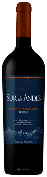 Sur de Los Andes - Reserva Cabernet Sauvignon 2021 (750ml) – Yiannis Wine